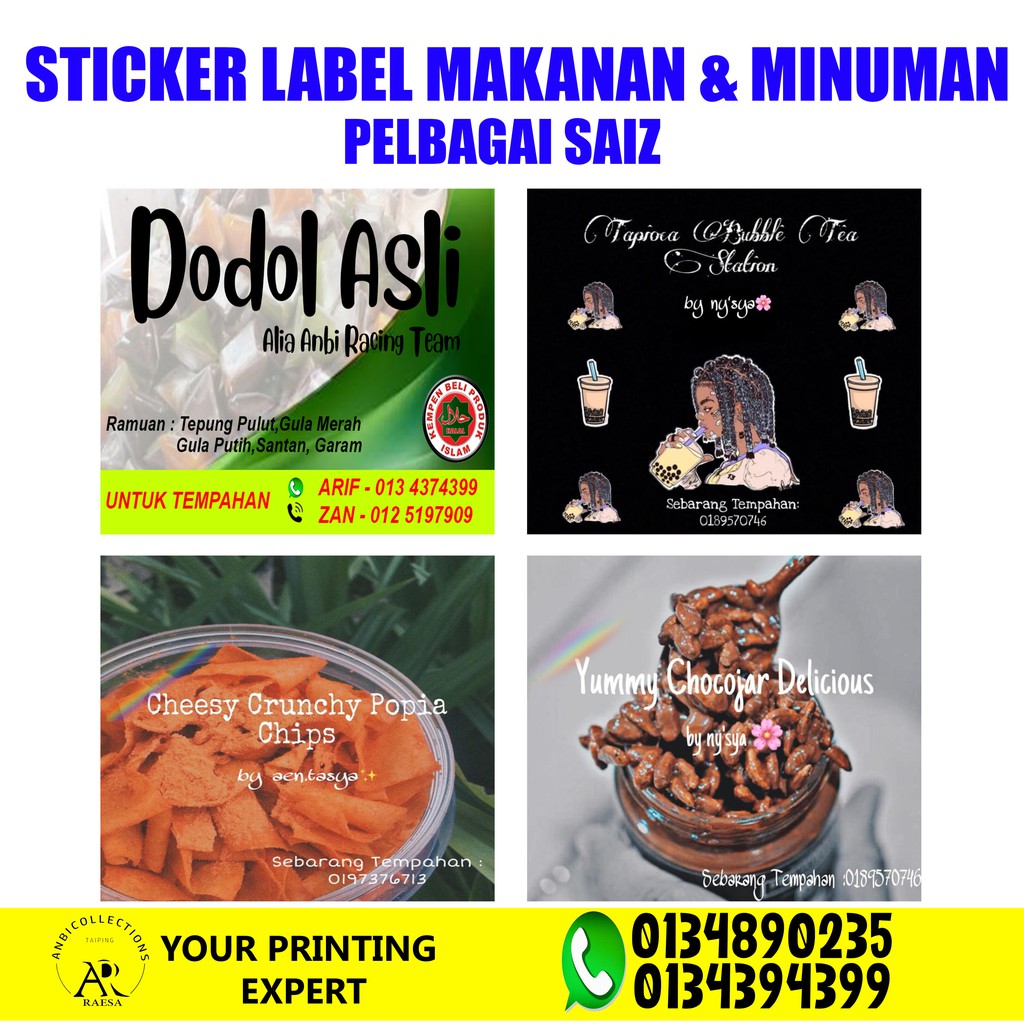 STIKER LABEL MURAH (MIRRORCOAT STICKER) (5 cm x 5cm) | Shopee Malaysia
