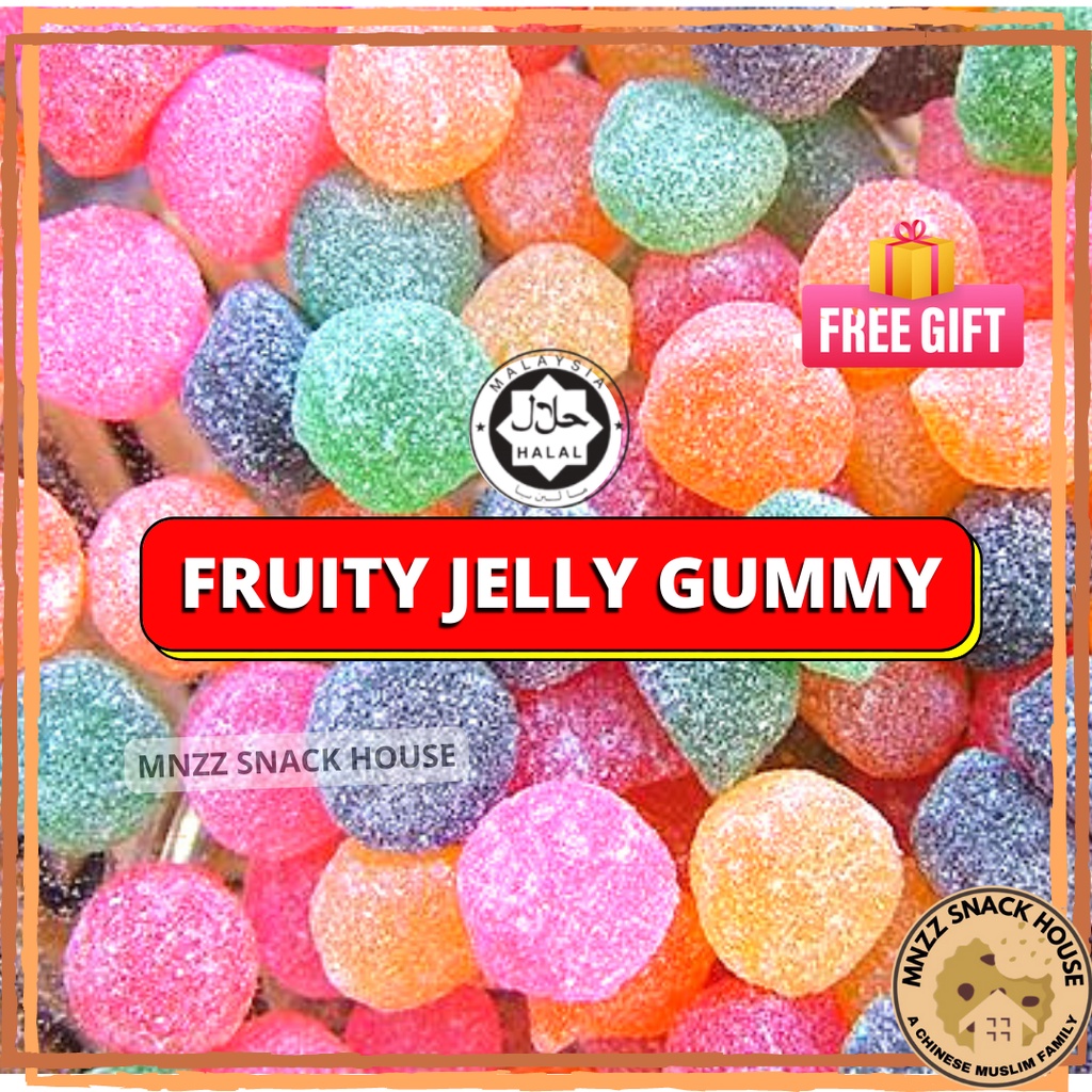 [ BUY 5 FREE 1 ] Halal Fruity Jelly Gummy Candy Snacks Food Doorgift ...