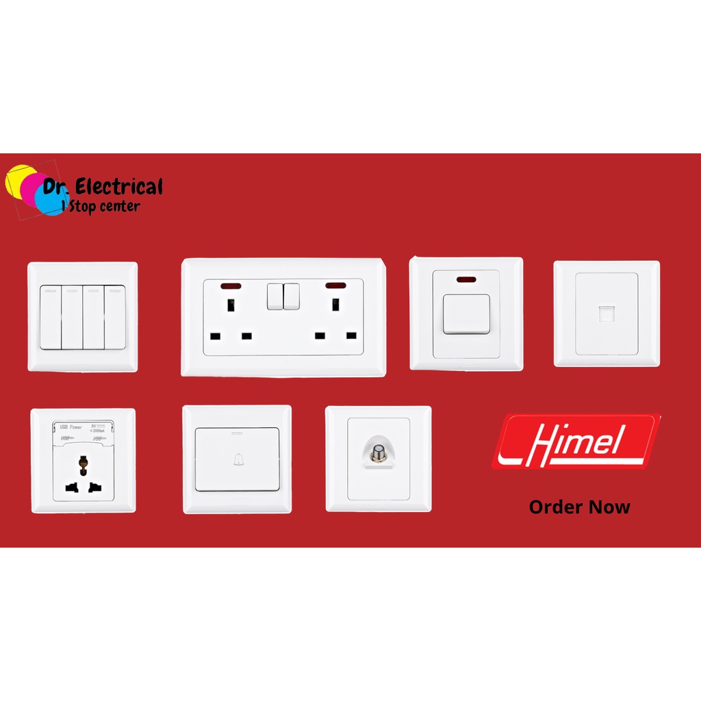 HIMEL switches Advanced Series HWDA british wiring Switches & Socket ...