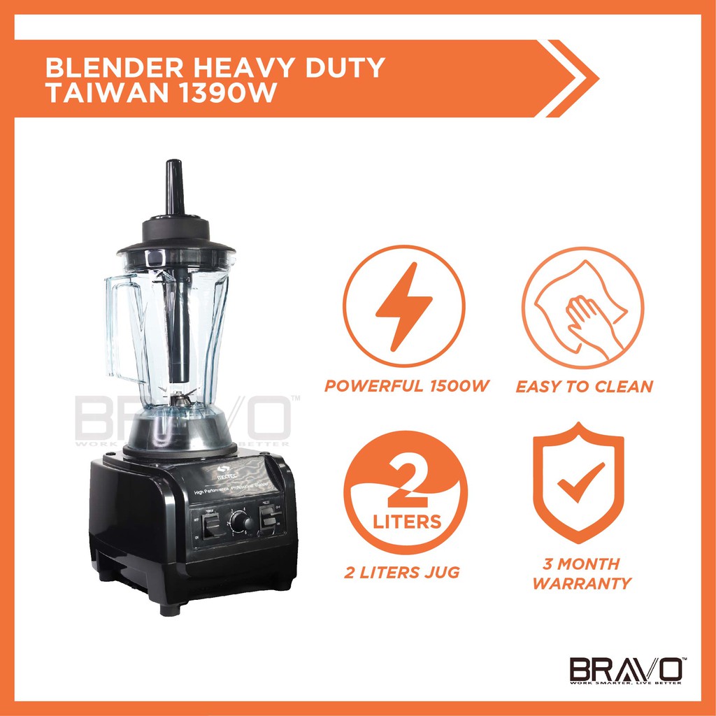 MIXTEC SJ9668 Heavy Duty Professional Blender 1390W | Shopee Malaysia