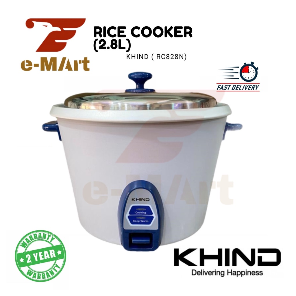 💥 KHIND Rice Cooker ( 2.8L ) RC828N 电饭锅 💥 [ READY STOCK 现货] | Shopee ...