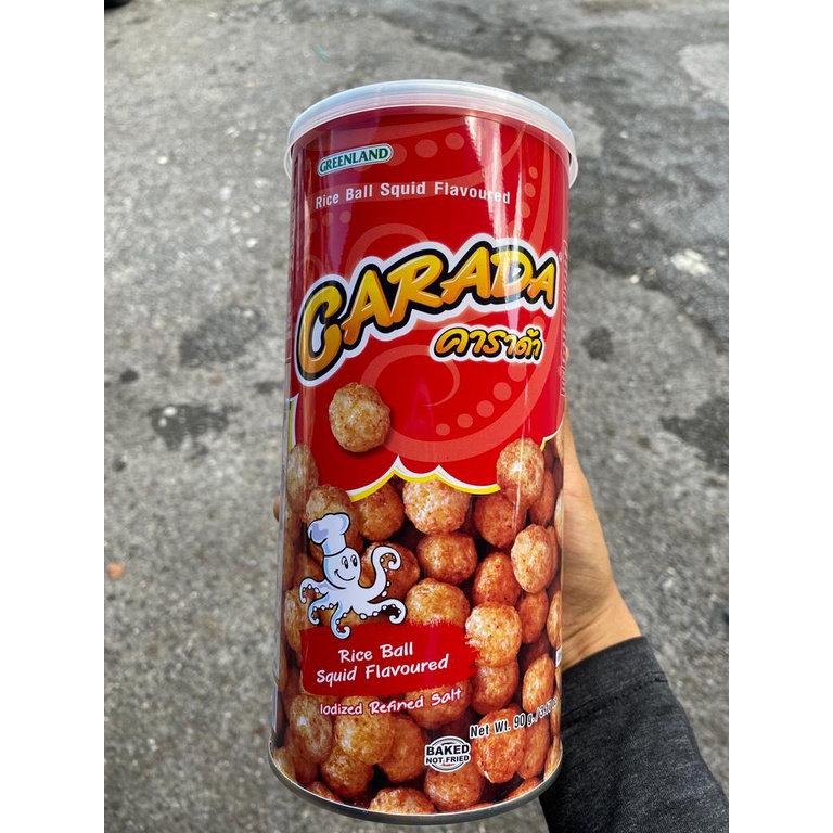 Carada Rice Ball Cuttlefish cracker/Seaweed/Squid Flavour snacks ...
