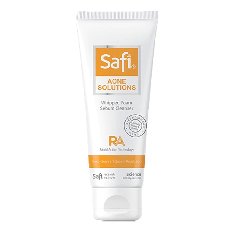 Safi Acne Solution Whipped Foam Sebum Cleanser /3in 1 Cica Micellar Gel ...