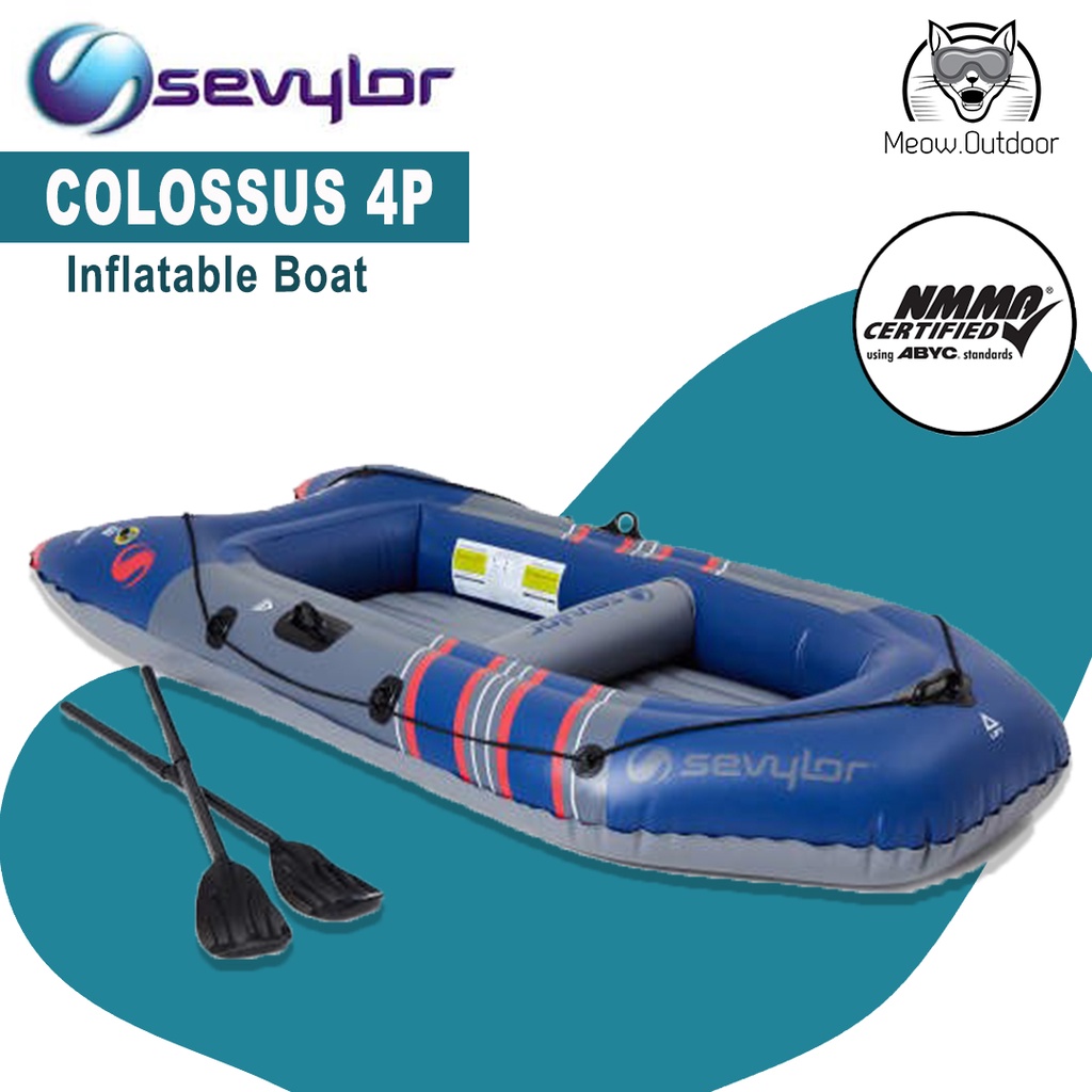 COLEMAN SEVYLOR COLLOSUS 4P / Inflatable Portable Boat | Shopee Malaysia