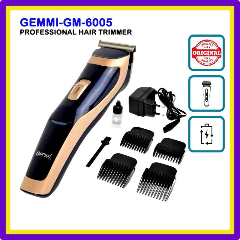 GEMMI GEMMY GEMEI PROGEMEI GM-6005 Professional Hair Clipper Trimmer ...