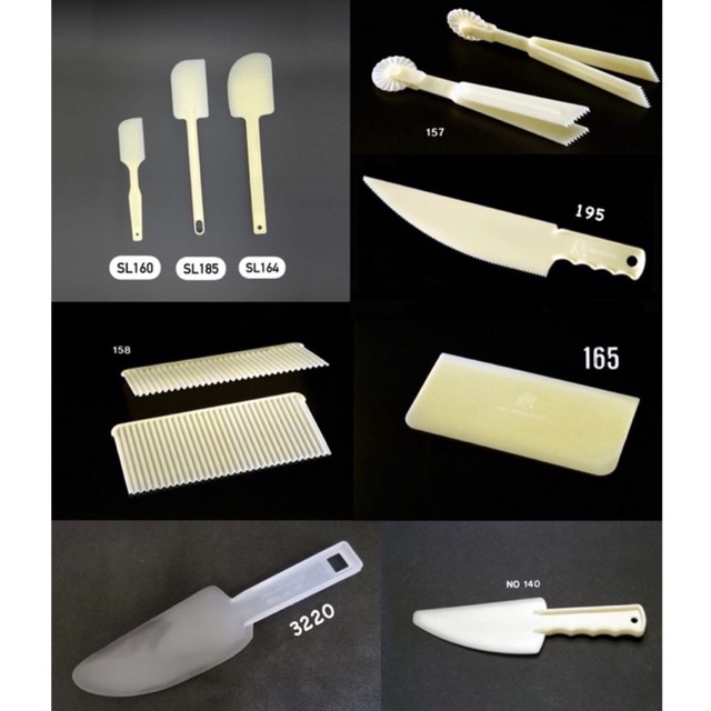 Cake Spatula Pisau Agar Pemotong Kek Kuih Talam Plastik Kitchen Plastic ...