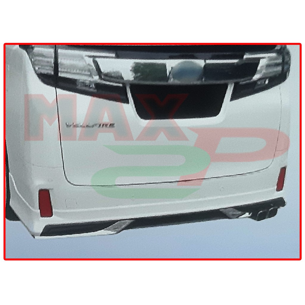 Toyota Vellfire / Alphard ANH20 (2016) MDLS Style Rear Back Skirt ...