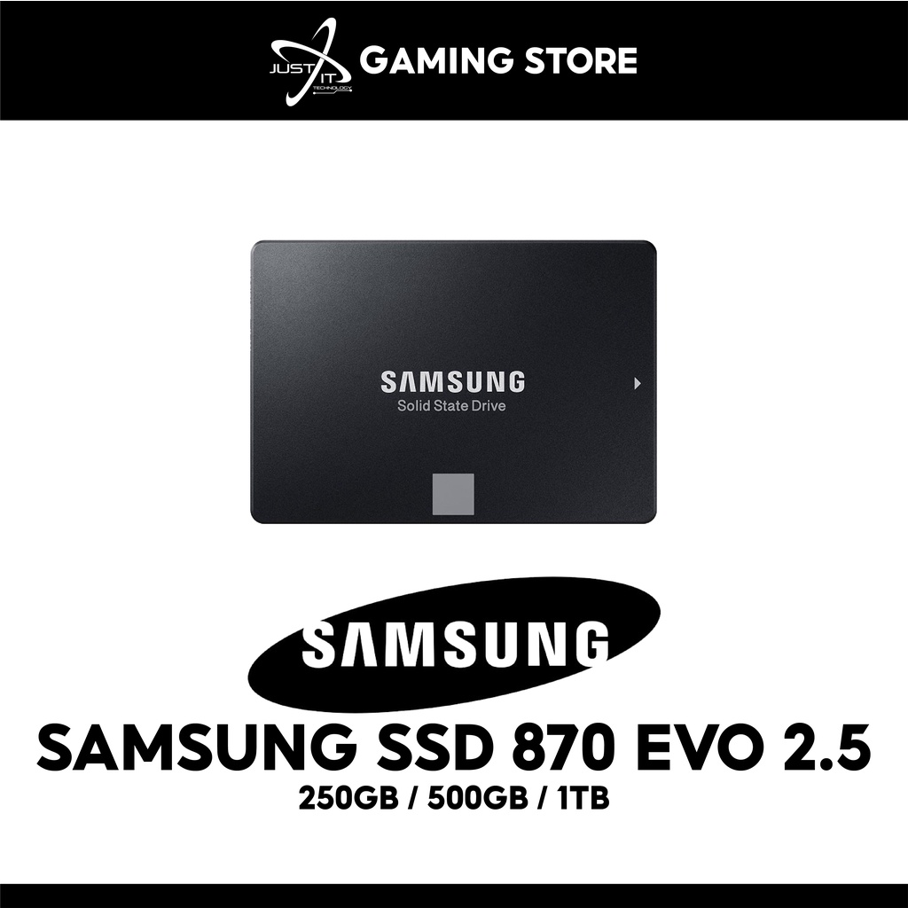 SAMSUNG 870 EVO 2.5 SATA III SSD ( 250GB / 500GB / 1TB / 2TB ) | Shopee Malaysia