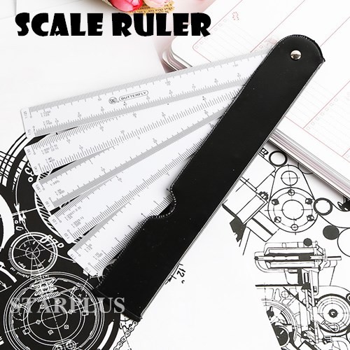 (Starplus)Butterfly Fan Scale Ruler 5 Scales | Shopee Malaysia