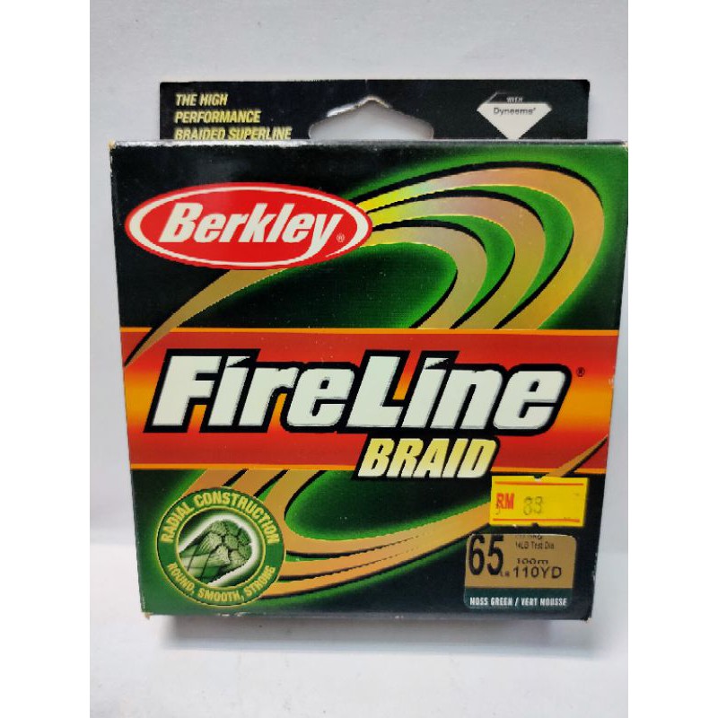 Berkley Fireline Braid 110yd(100m) | Shopee Malaysia