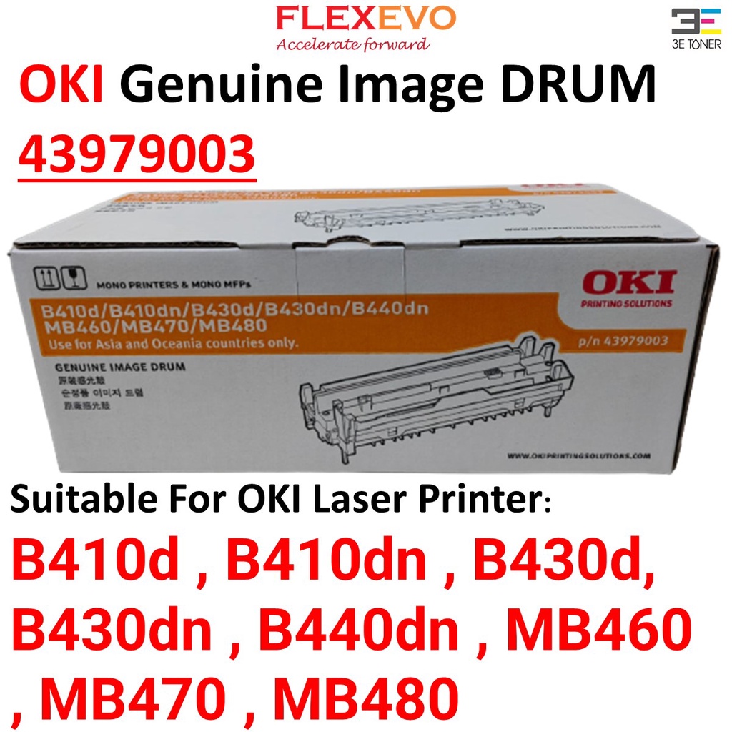OKI 43979003 B410 B410d B410dn B430 B430d B430dn B440 B440dn MB460 MB470 MB480 Genuine Image ...