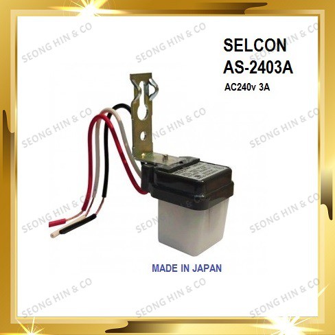 GENUINE Selcon 3A / 6A / 10A Photocontrols Switch, Day Night lighting ...