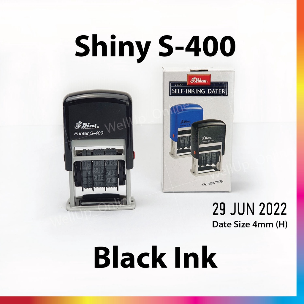 Shiny Mini Dater Stamp S-300 / S-400 (Date Chop) Self-inking Stamp | Shopee Malaysia