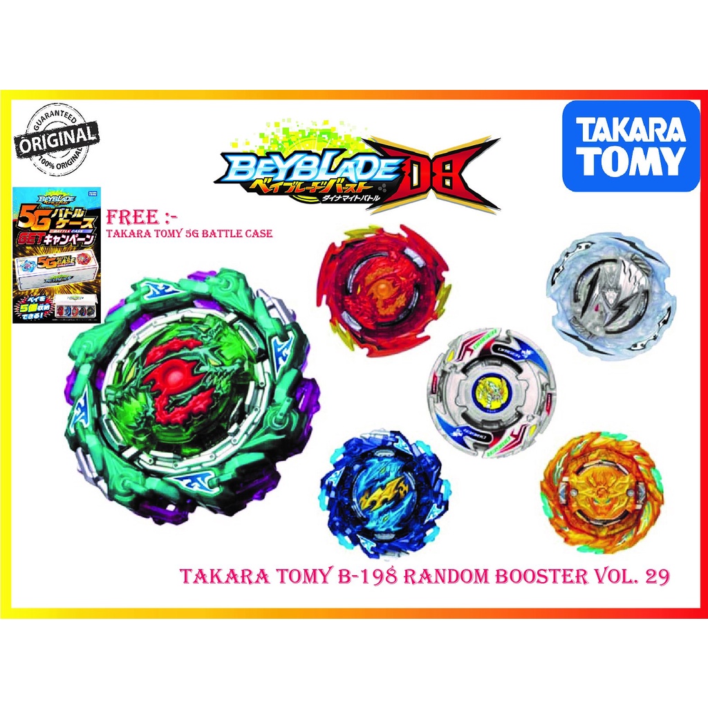 Takara Tomy Beyblade Burst BU B-198 Random Booster Vol. 29 Full Set ...