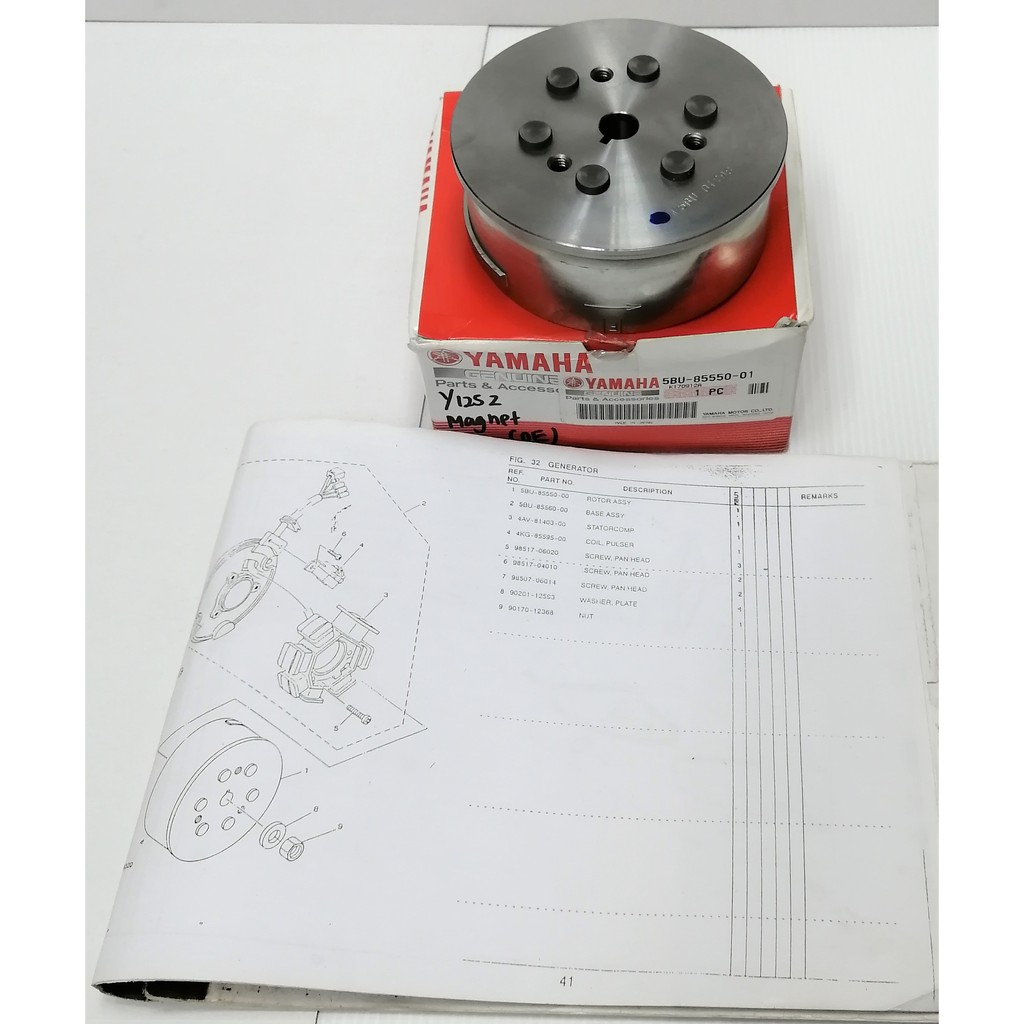YAMAHA Y125Z MAGNET 100% ORI HLY(5BU-85550-01) | Shopee Malaysia