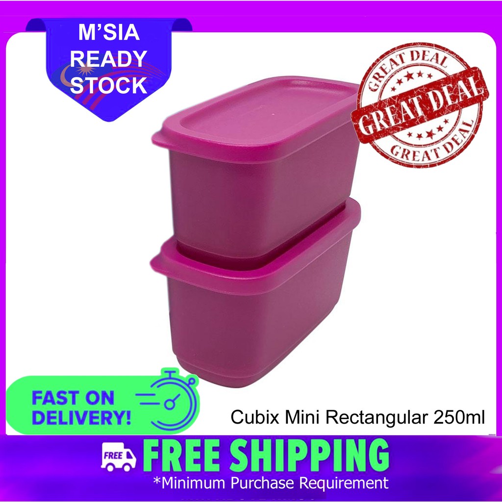 😊Ready Stock😊Tupperware Cubix Mini Container (2pcs) | Shopee Malaysia