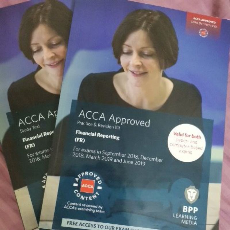 One Set of BPP books, ACCA Study Text and Practice & Revision Kit ...