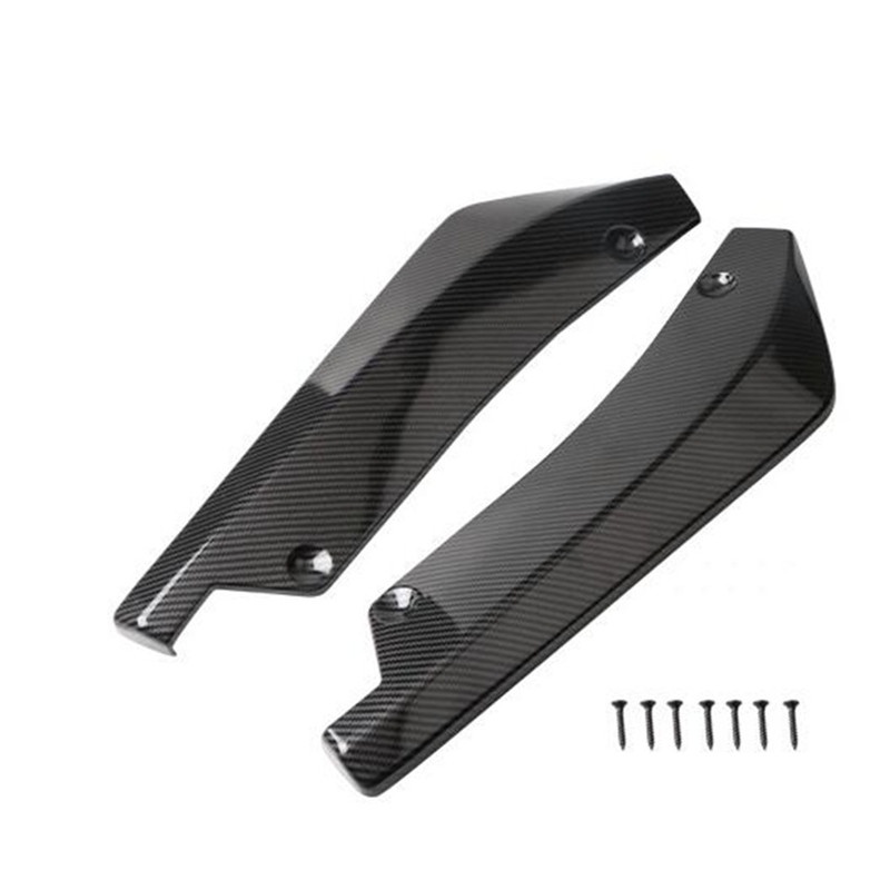2pcs Universal Car Front Rear Bumper Strip Lip Spoiler Diffuser ...