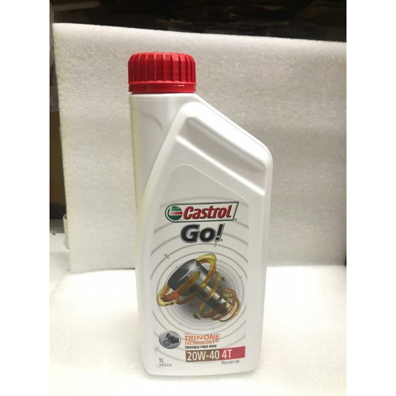 {100% ORIGINAL} CASTROL 4T MINYAK HITAM ( POWER1, GO, ACTIV ) | Shopee ...