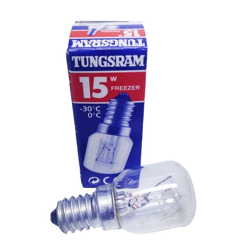 Tungsram 15W E14 , PERKUNAS B22 Pygmy Bulb ( Salt Lamp Bulb / Refrigerator Light Bulb ) | Shopee ...