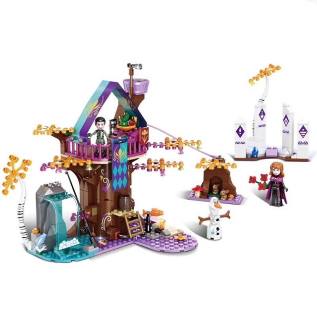SY1440 Princess Disneye Frozen 2 Enchanted Treehouse set Anna Elsa ...