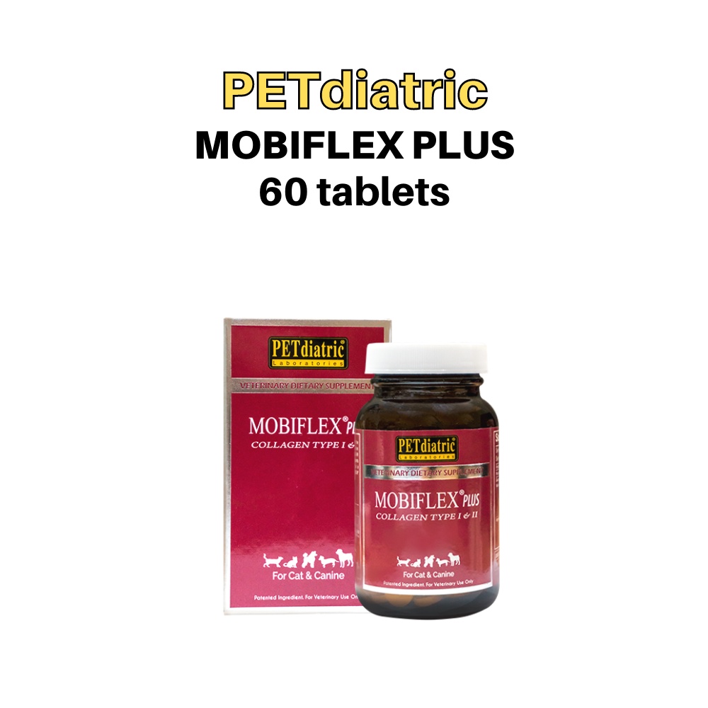 PETdiatric Mobiflex Plus 60 Chewable Tablet Collagen Type 1 & 2 ...