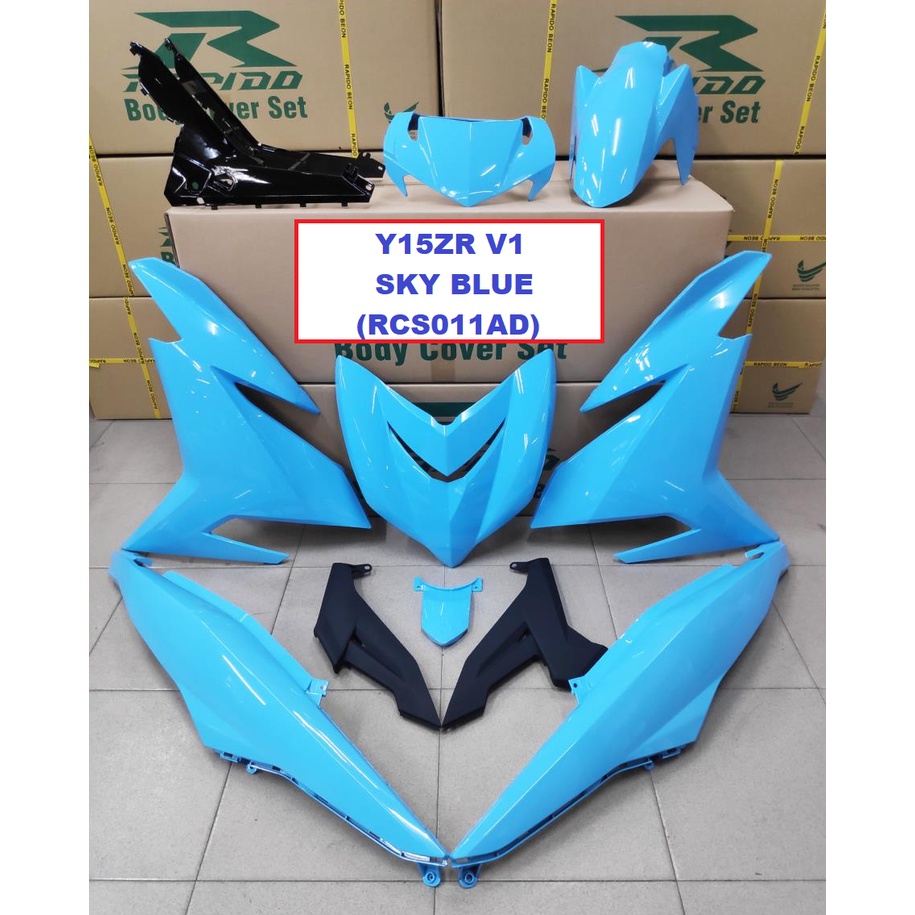 Cover Set Rapido Y15ZR V1 V2 Yamaha Plain Colour No Sticker Y15 ...