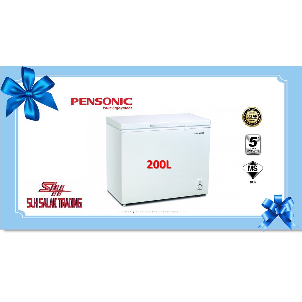 Pensonic Chest Freezer 200L PEN-PFZ203 | Shopee Malaysia