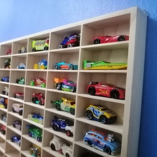 Hotwheels Rack Display Fine Solid Wood Quality 60 Slot | Shopee Malaysia