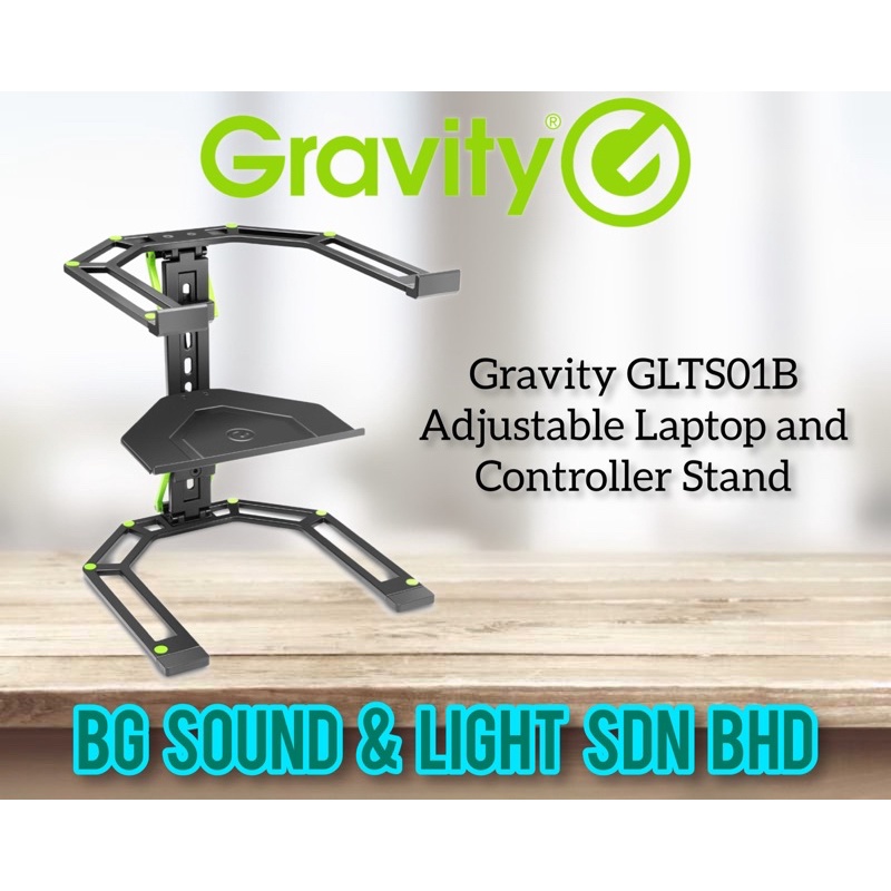 Gravity GLTS01B Adjustable Laptop and Controller Stand ( LTS01B ...