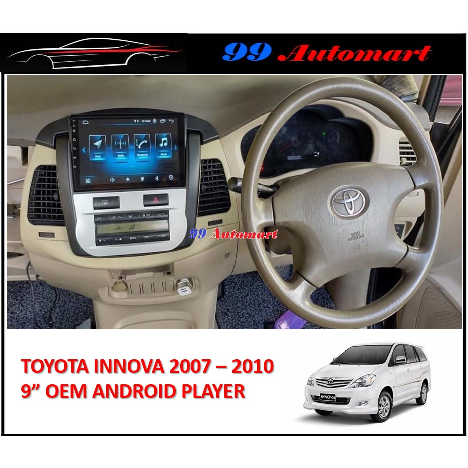 (6GB/4GB/2GB/1GB RAM T3L DSP 4G SIM IPS 2.5d ) Toyota Innova 2007 2008 ...