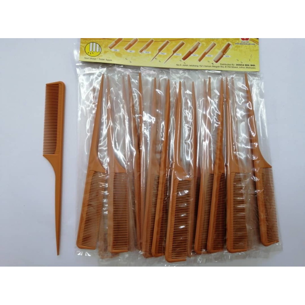 1pc Sikat Rambut 7413 / Comb Sikat Tajam Sharp Comb Long Comb Sikat ...