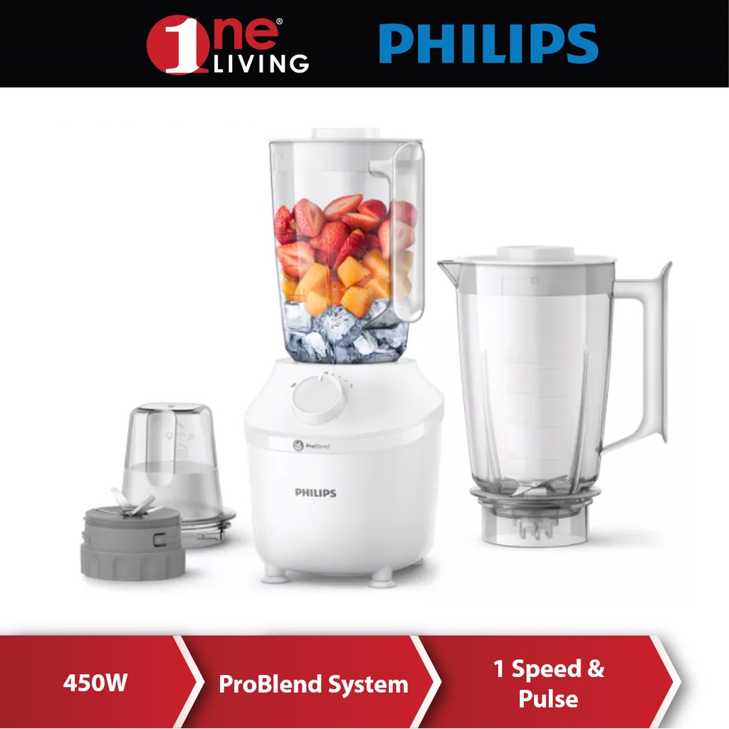 Philips 3000 Series ProBlend System Blender (1L) with Mill + Additonal ...