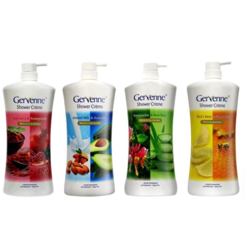 Gervenne Shower Creme Sabun Mandi Body Wash Pelbagai 950 ml | Shopee ...
