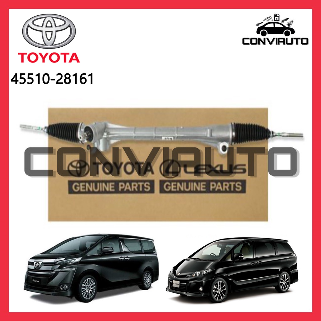 TOYOTA ESTIMA ACR50 VELLFIRE ANH20 STEERING RACK ASSEMBLY ORIGINAL ...