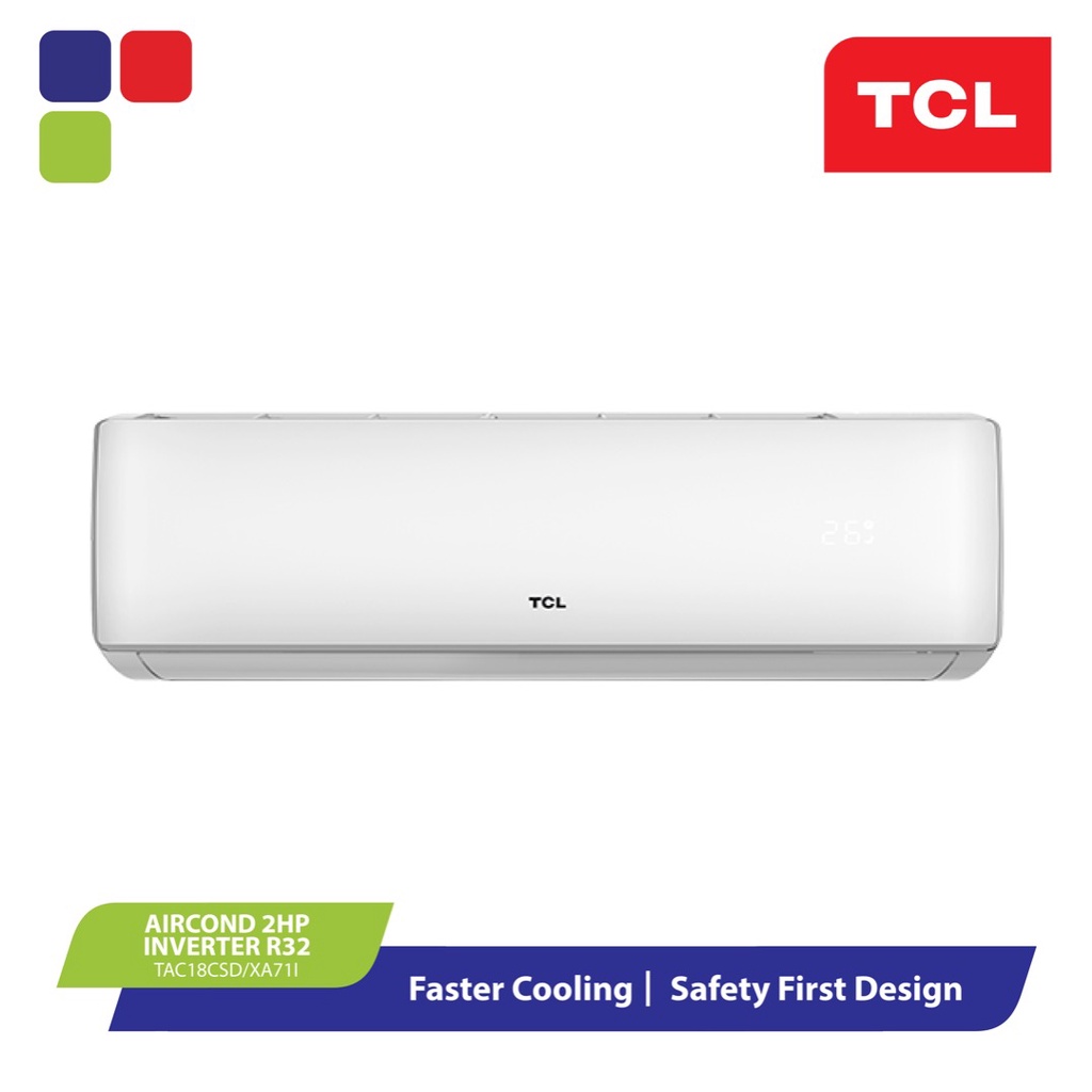 TCL 2HP R32 Aircond Inverter Wall Mount Air Conditioner - TAC18CSD ...