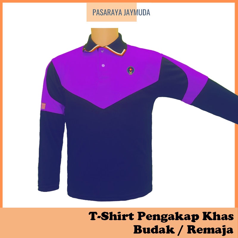 [NEW] BAJU T-SHIRT PENGAKAP PENDIDIKAN KHAS MICROFIBER LENGAN PANJANG ...
