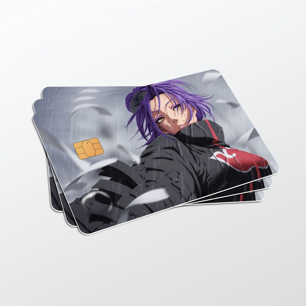 KapzLegacy Naruto Boruto Shippuden Anime ATM Bank Sticker Card Cover ...