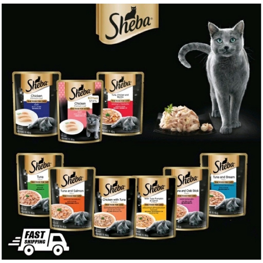 Sheba Cat Pouch Wet Food 70g | Shopee Malaysia