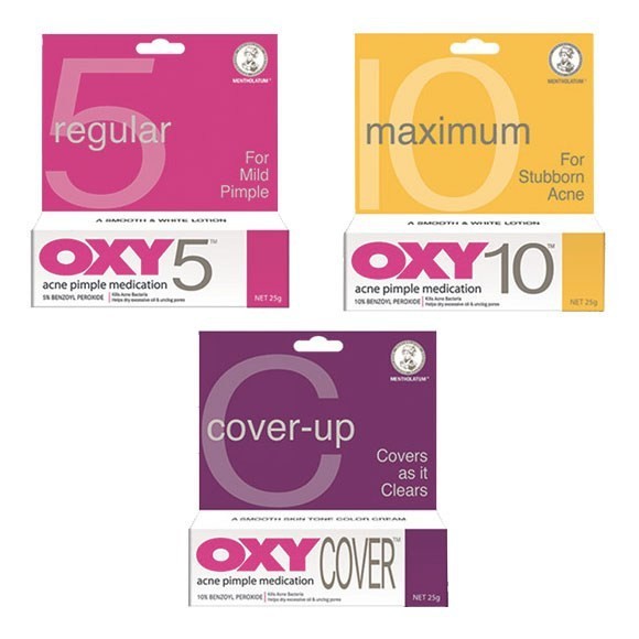 OXY 5 Regular 25g&10g (exp:6/24)/ OXY 10 Maximum 25g / OXY Cover-up 25g ...