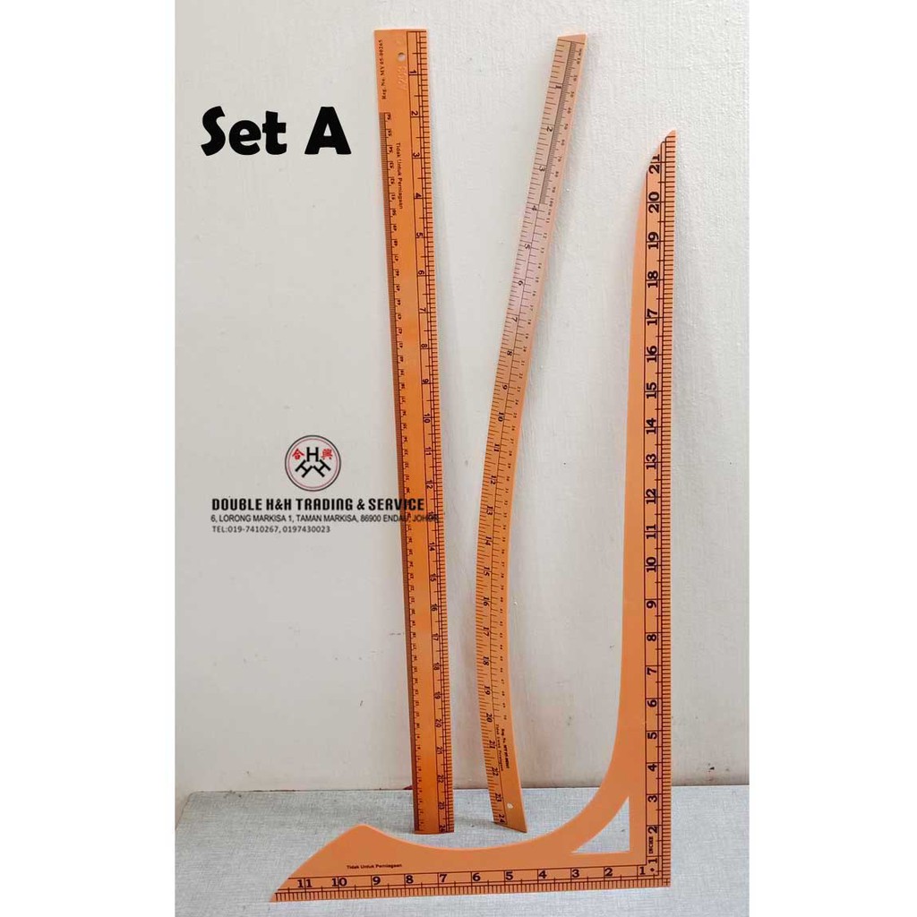 Pembaris tukang jahit 3 pcs set (plastik) | Shopee Malaysia