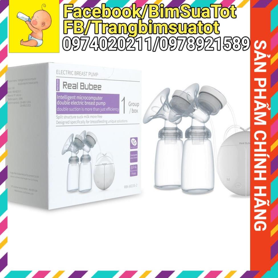 Real Bubee Double Electric Breast Pump (With Milk Stimulating Massage ...