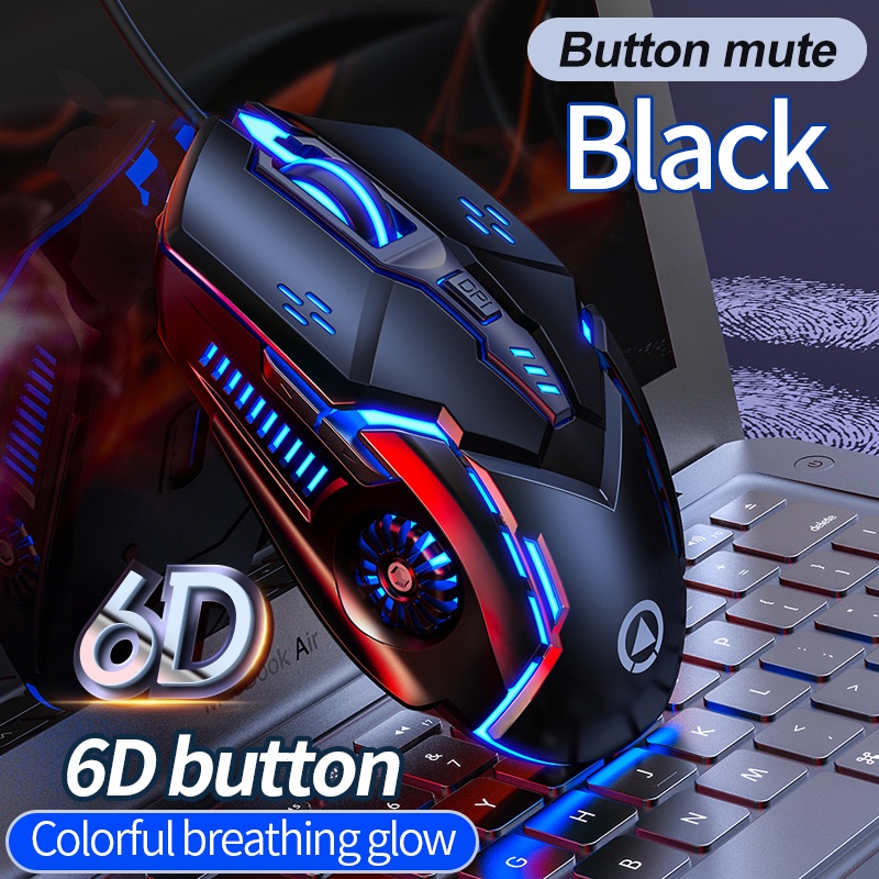 🔥【ready stock】🔥Mechanical Gaming Mouse USB Silent gaming mouse Wired ...