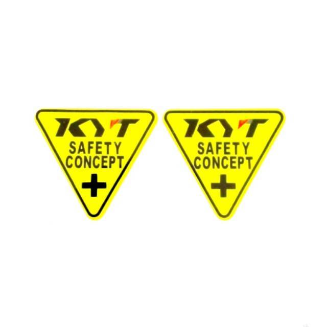 Kyt Safety Concept Visor Sticker KYT Helmet Sticker | Shopee Malaysia