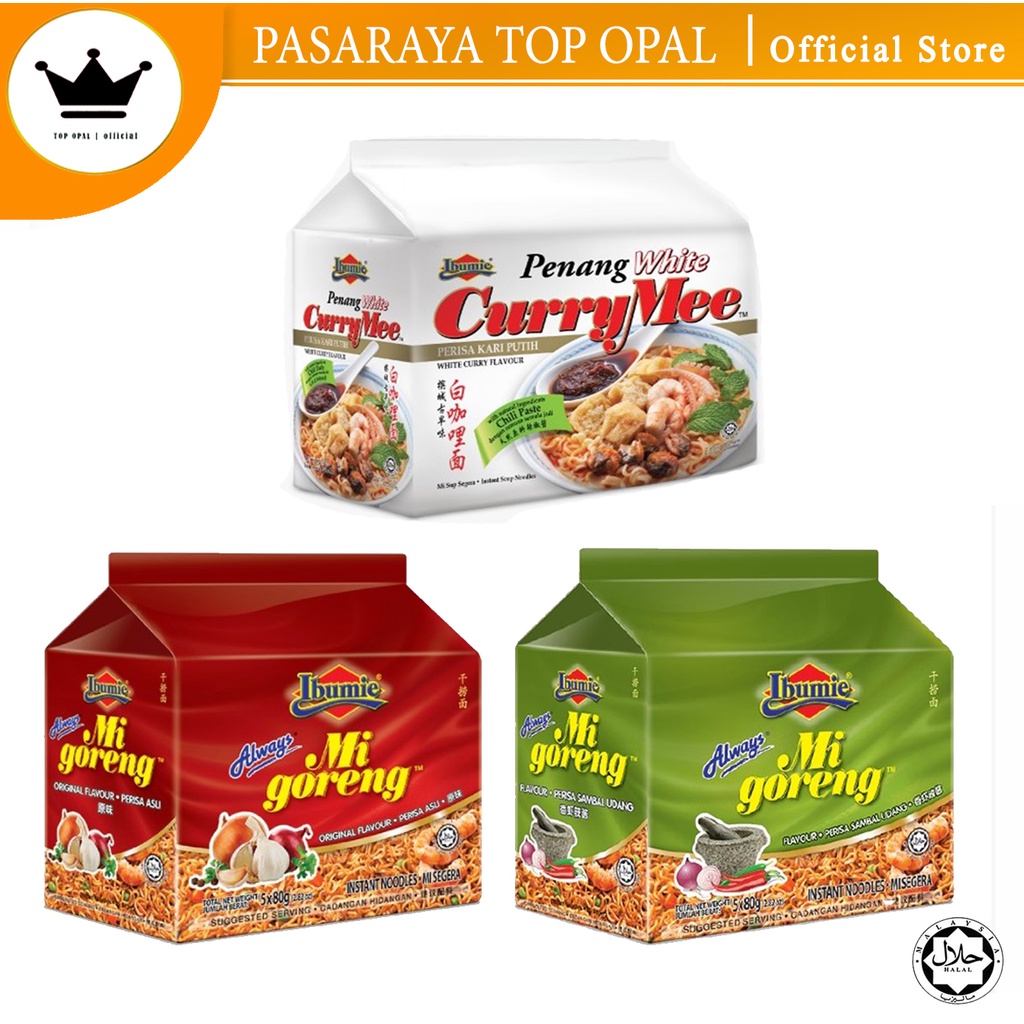 Ibumie Instant Noodles Grg/Soup Packs x5 | Shopee Malaysia