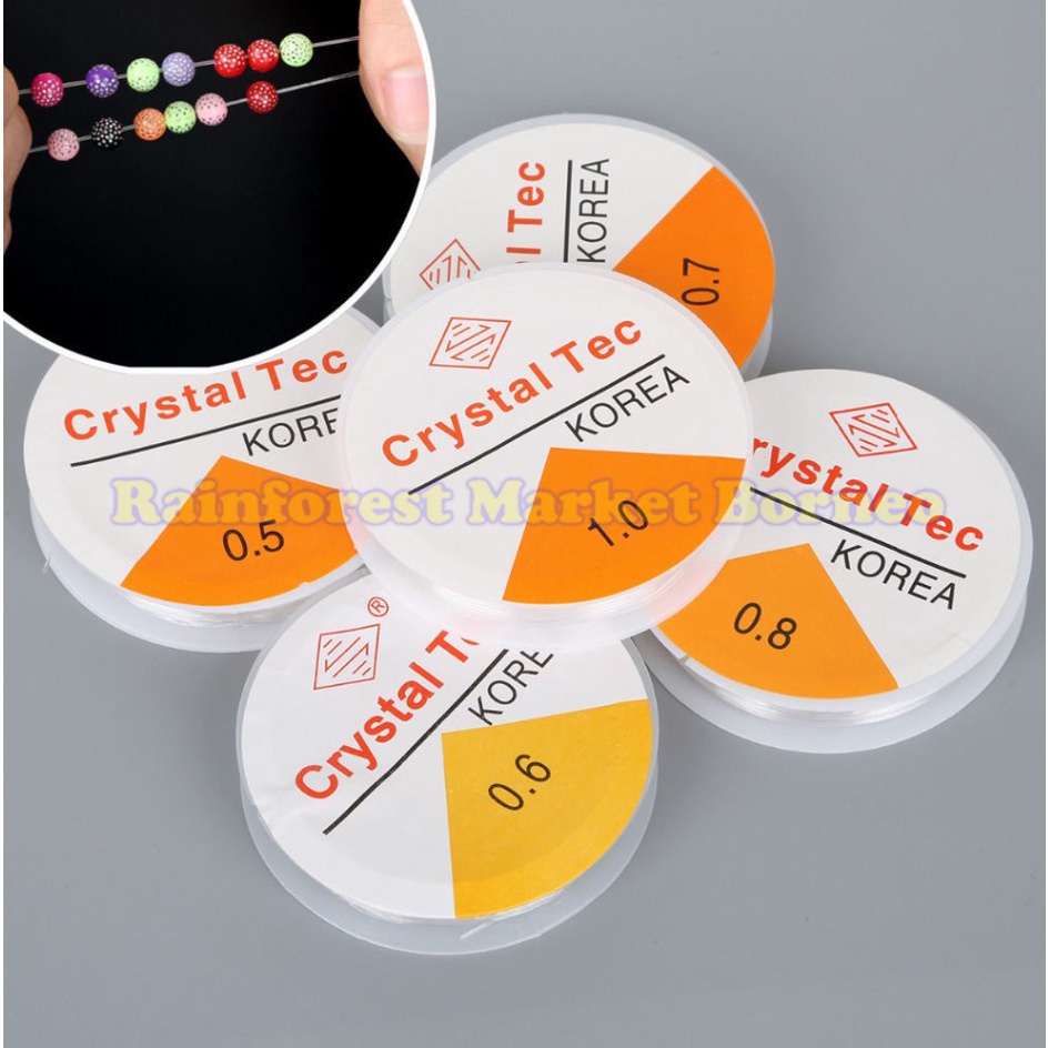 JA2246 Elastic String 🇲🇾 Benang Kristal Tali Getah Tali Elastik Manik ...