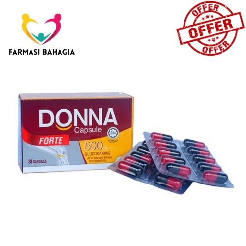 [ Exp 2/2028 ] DONNA FORTE CAPSULE 30'S - Glucosamine for Knee Pain ...