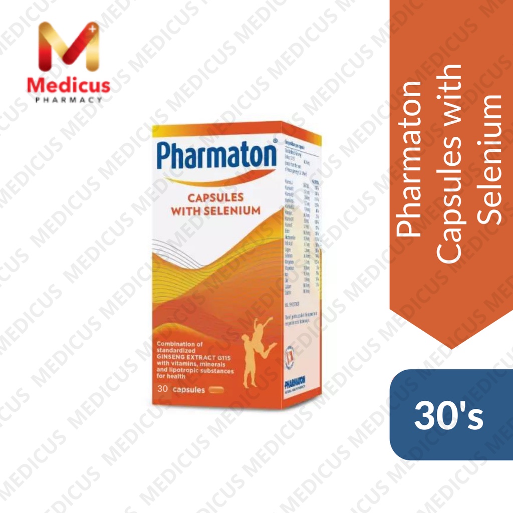 Pharmaton Capsules with Selenium 30's/100's 补老多 | Shopee Malaysia