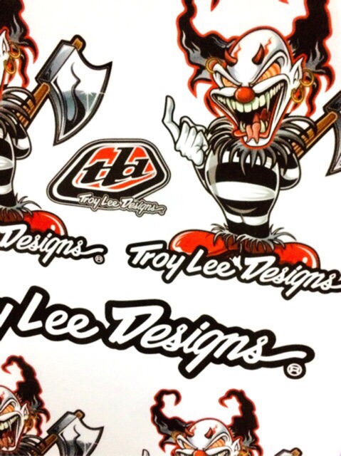 BAD CLOWN TROY LEE DESIGN STICKER SET | Shopee Malaysia