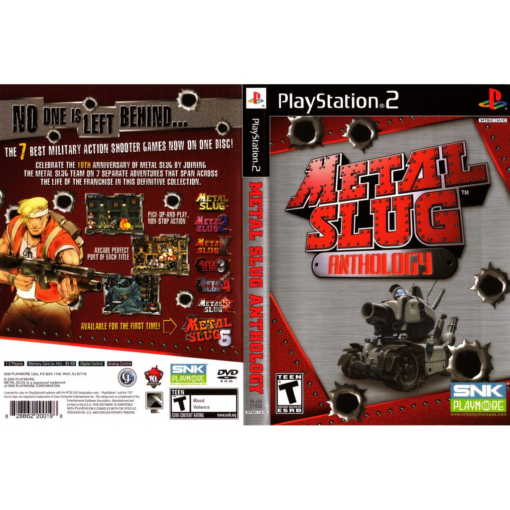 PS2 Game Metal Slug Anthology | Shopee Malaysia
